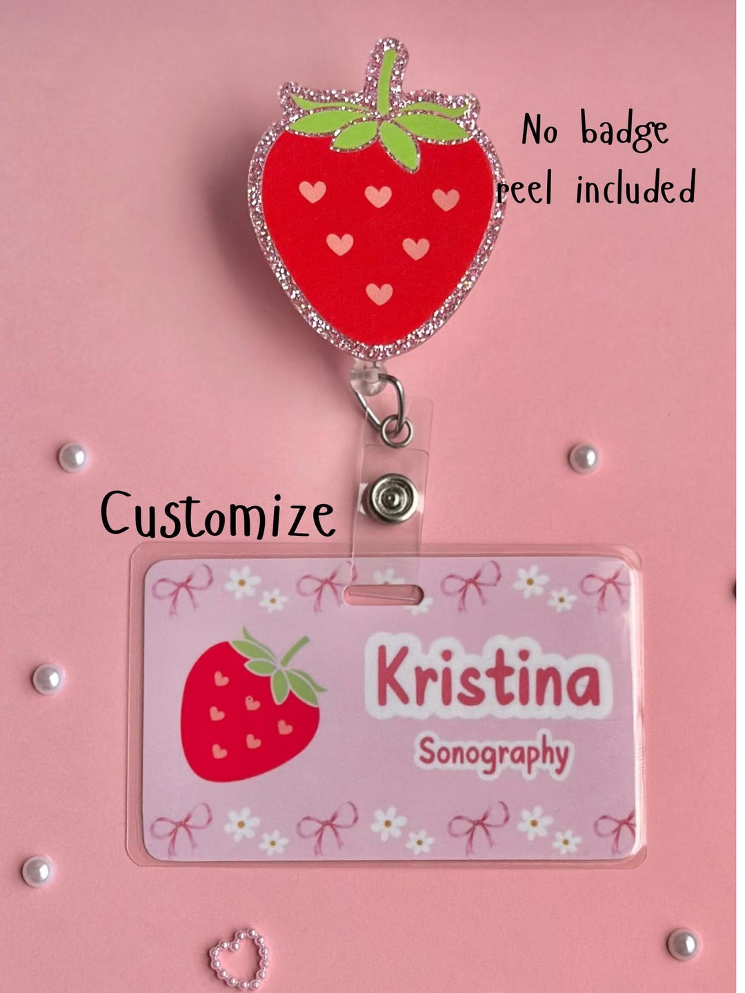 Custom Nurse Badge Name Tag/ Badge Buddy/ Badge Reel Name Card/ Badge ...