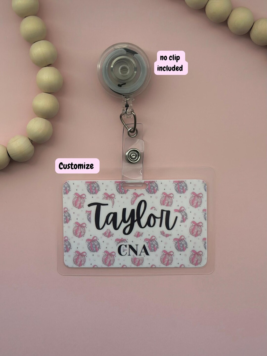 Custom Nurse Badge Name Tag/ Badge Buddy/ Badge Reel Name Card/ Badge ...
