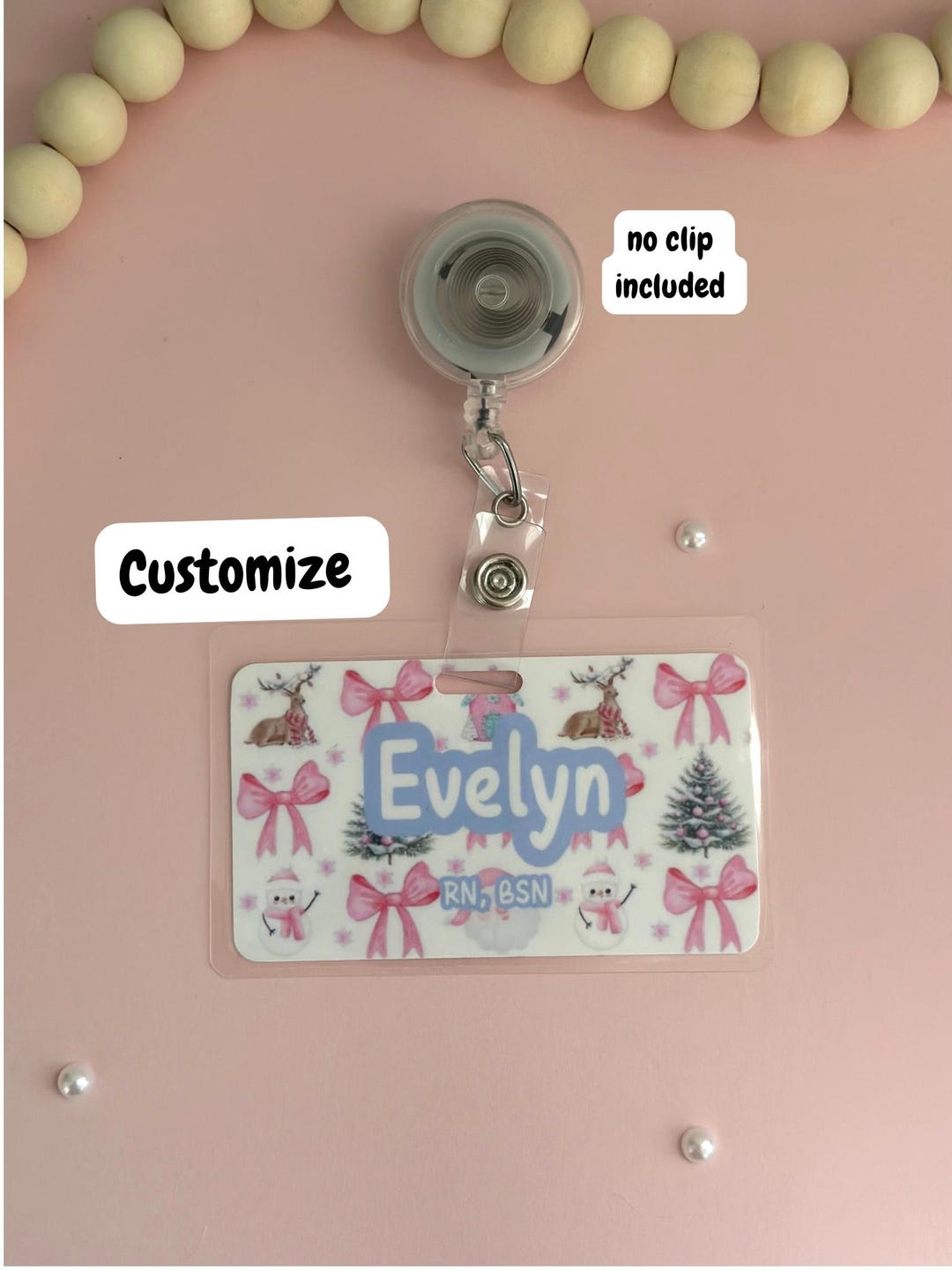 Custom Nurse Badge Name Tag/ Coworker Gift/ Badge Reel Name Card/ Badge ...