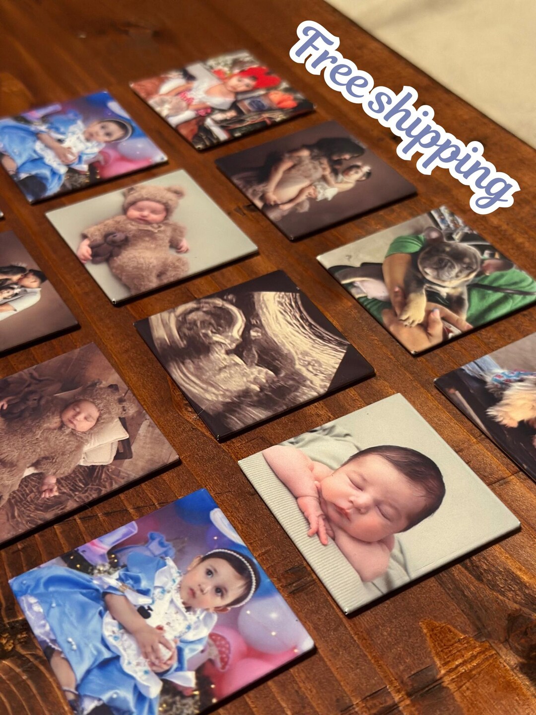 Custom Photo Magnets 2x2 Photo Magnets Custom Wedding Party Favor in ...