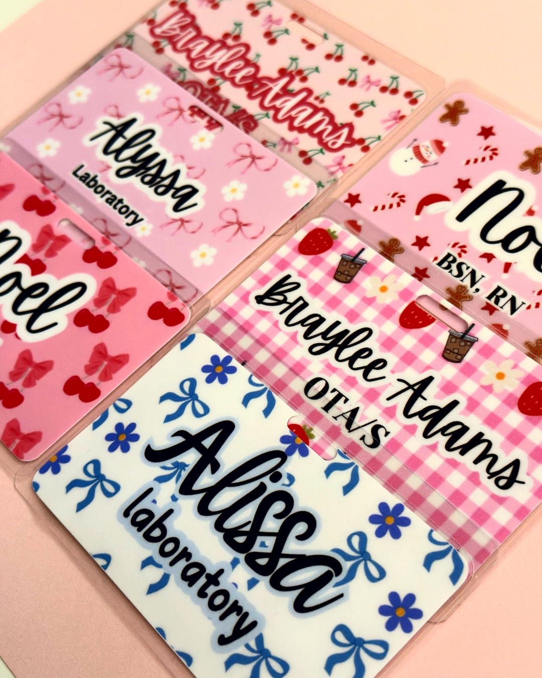 Custom Nurse Badge Name Tag/ Badge Buddy/ Badge Reel Name Card/ Badge ...