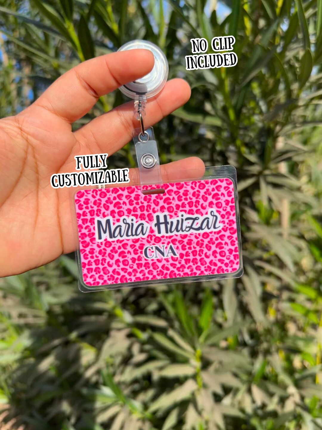 Custom Nurse Badge Name Tag/ Coquette Badge Buddy/ Badge Reel Name Card ...