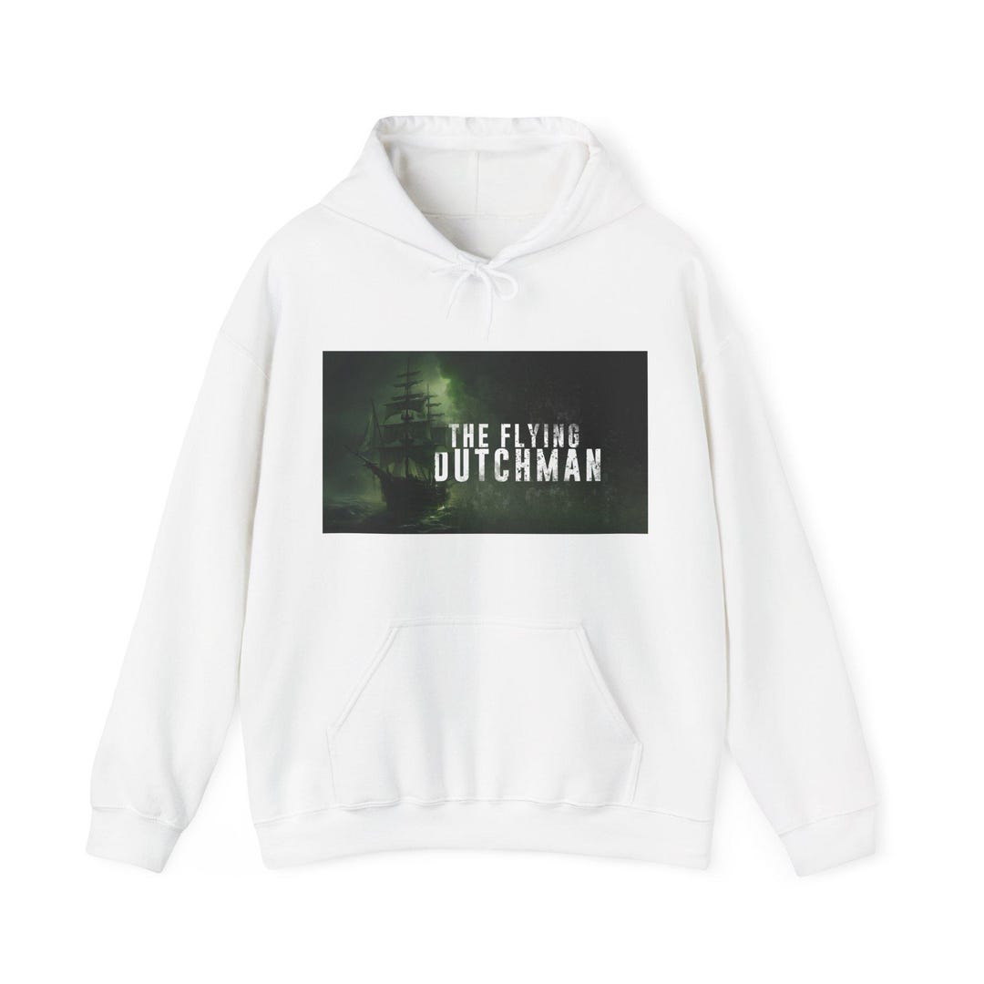Flying Dutchman Hoody Sweatshirt, Ghost Ship Nautical Pullover, Pirate ...