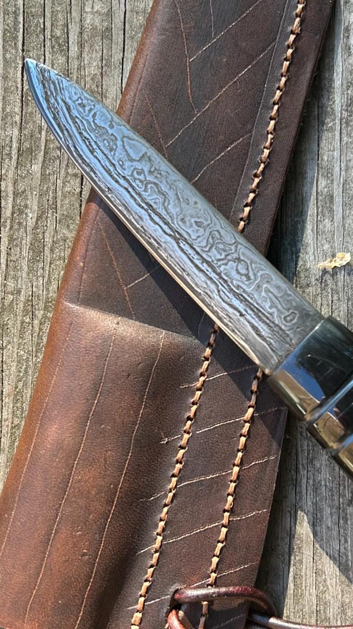 Bloom Steel and Wrought Iron Small Seax - Etsy