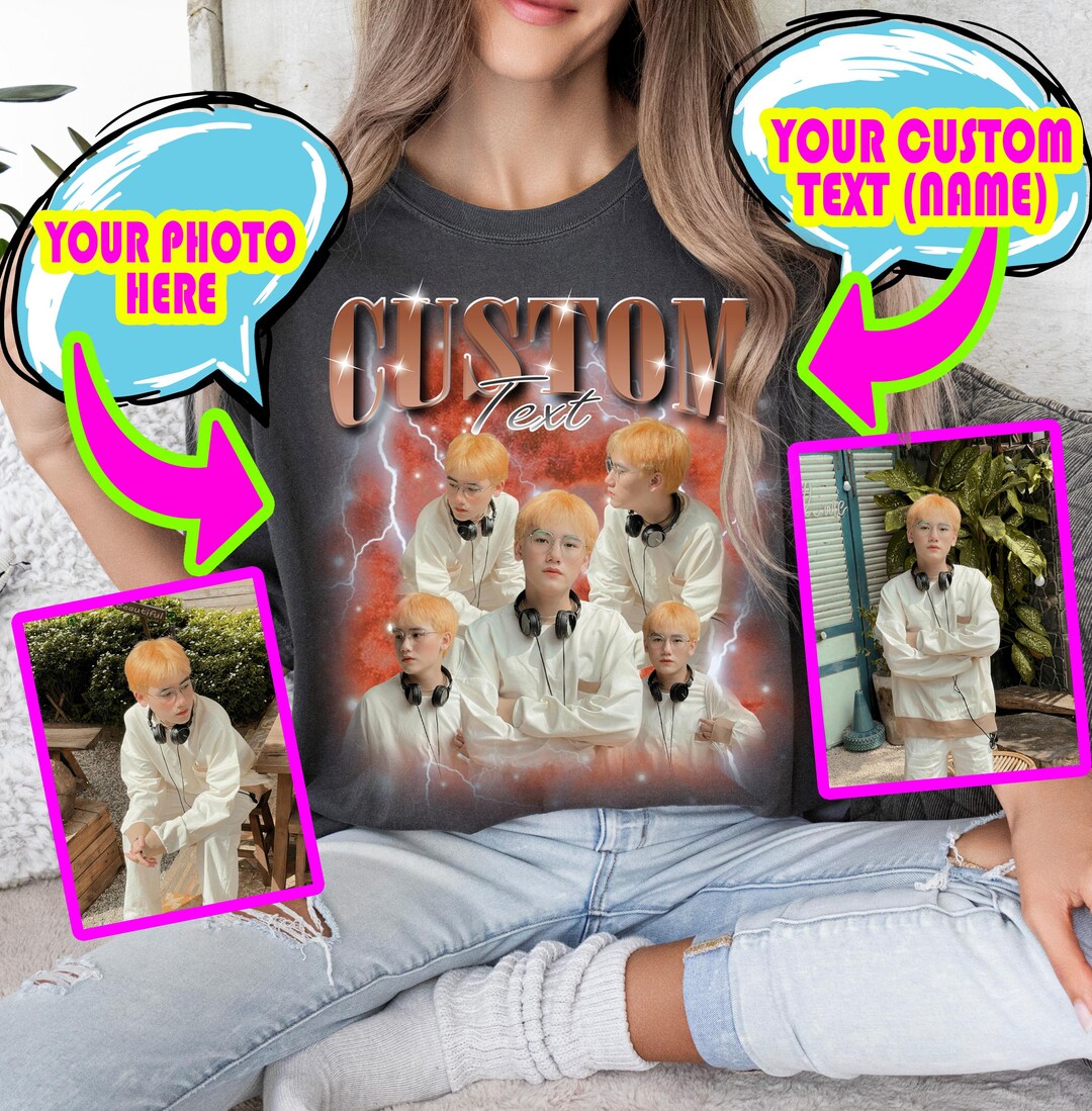 Bootleg Rap Tee, Custom V Neck Shirt, Gift for Friends, Vintage Rapper ...