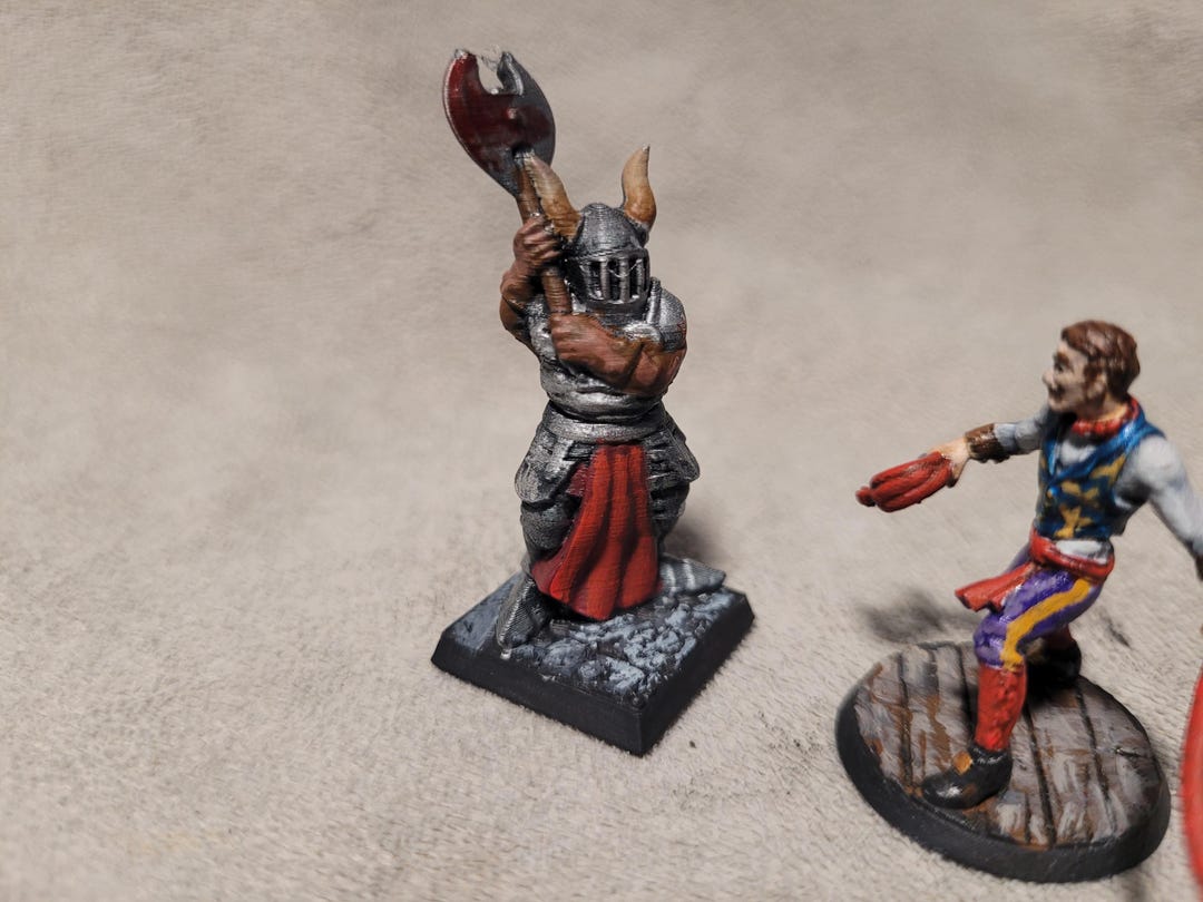 Armored Savage Model, Dnd, PC, Rpg, Hero - Etsy