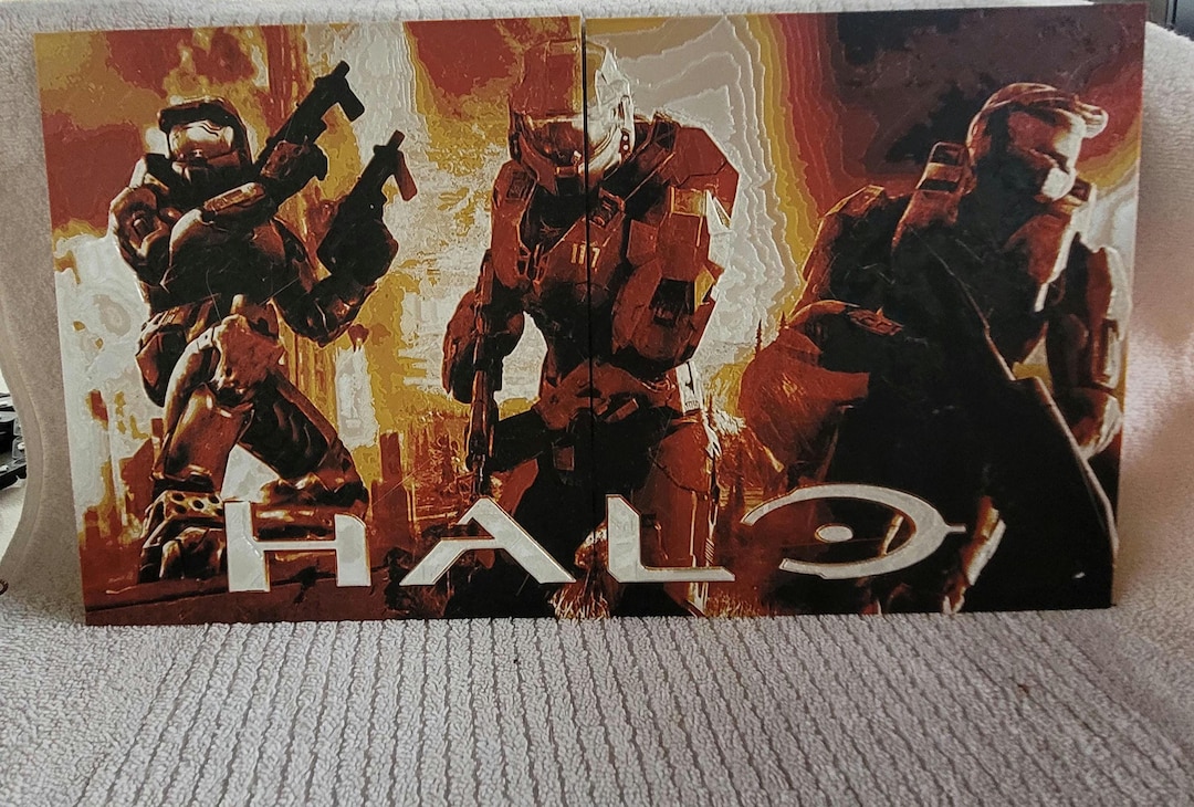 Halo, 3d Printed Poster - Etsy