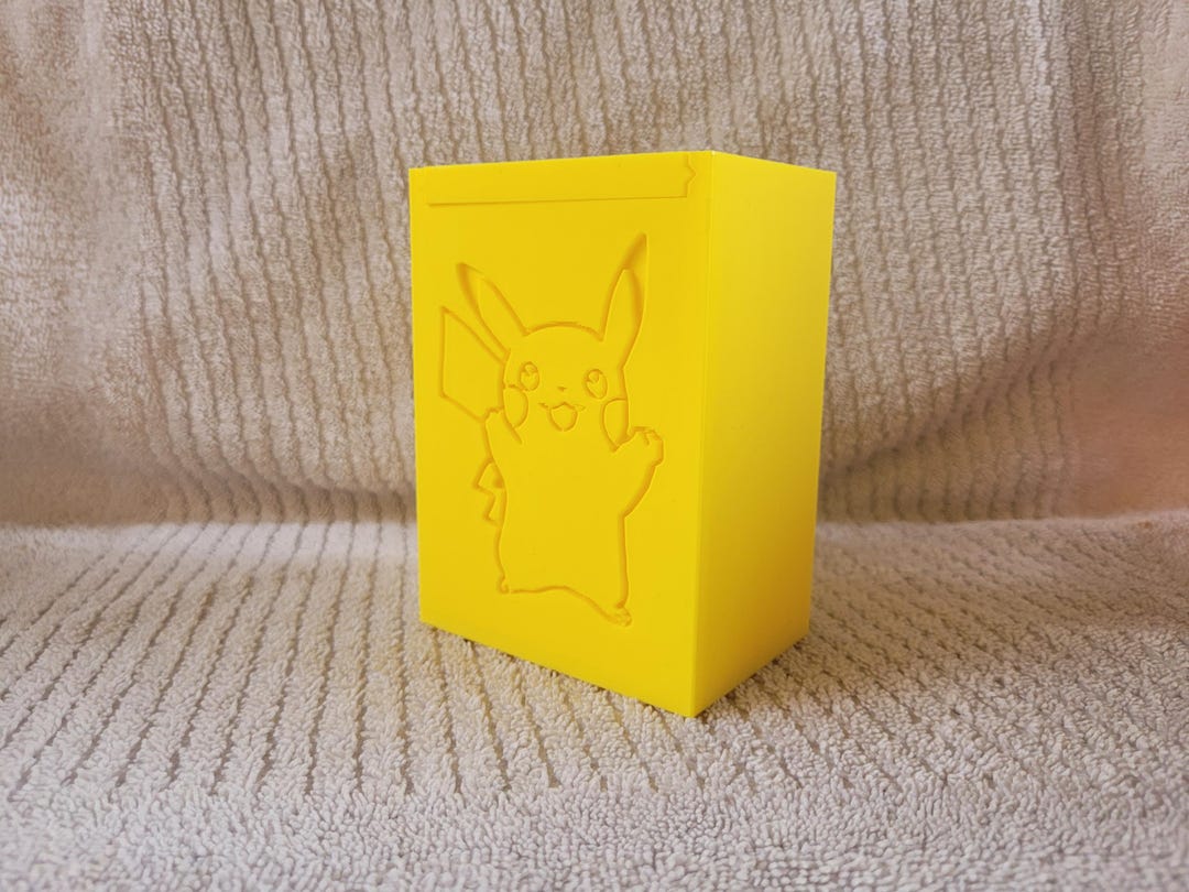 Pikachu Symbol Deckbox for Pokémon, Tcg's, and Storage. - Etsy