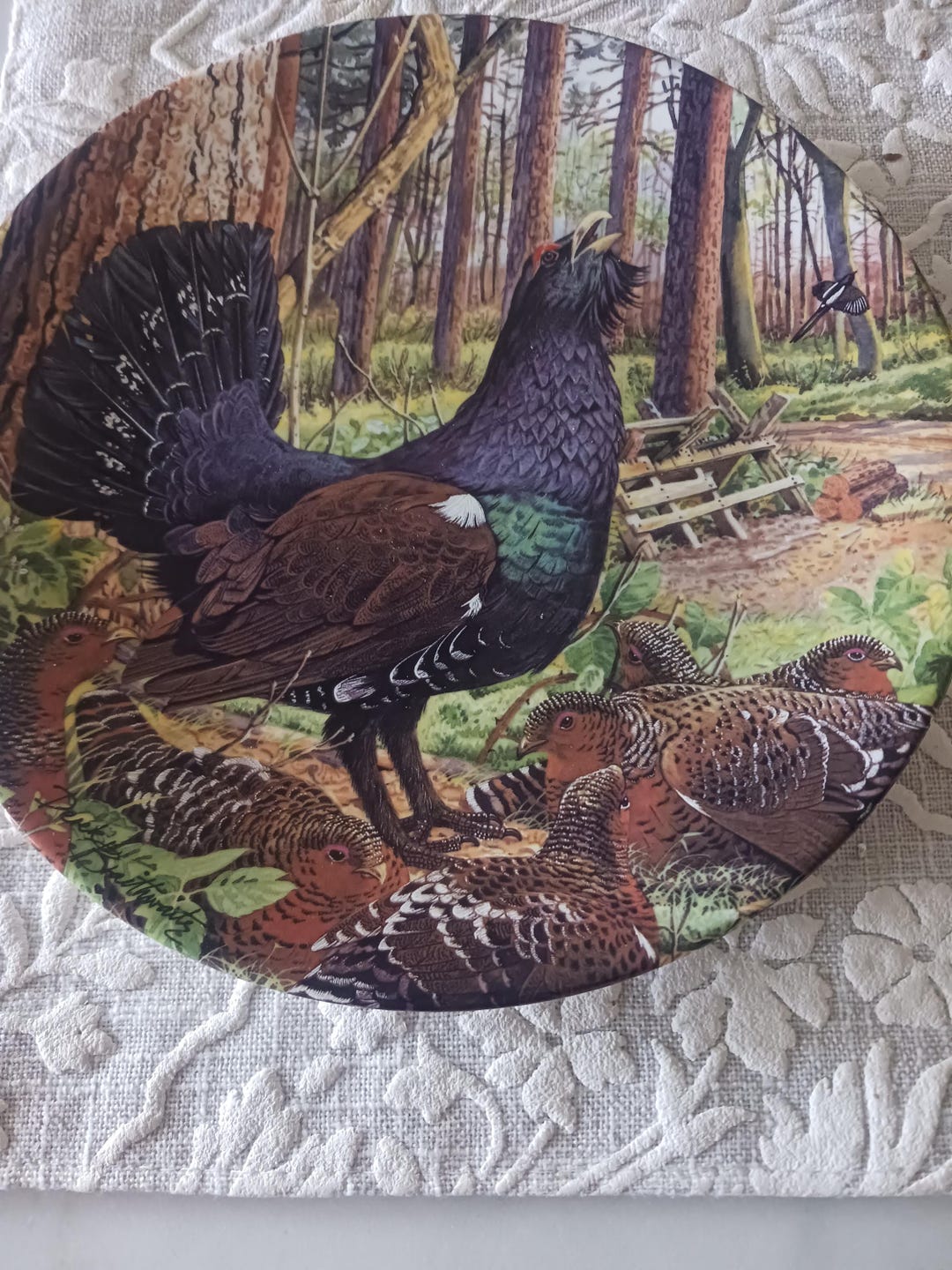 Vintage Royal Grafton Plates by Derek Braithwaite. - Etsy