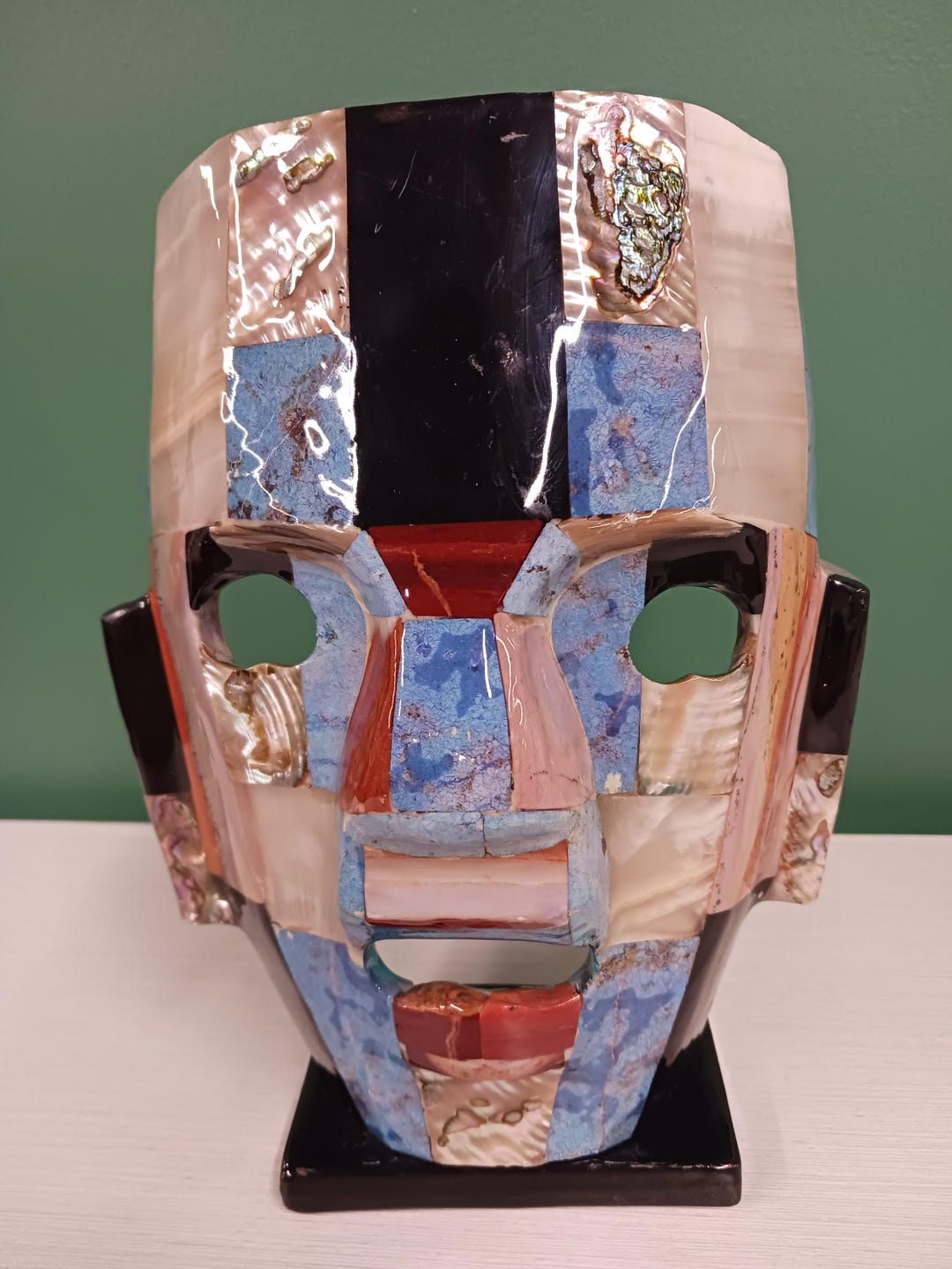 Mexican Hand Made Mayan Aztec Mask - Etsy