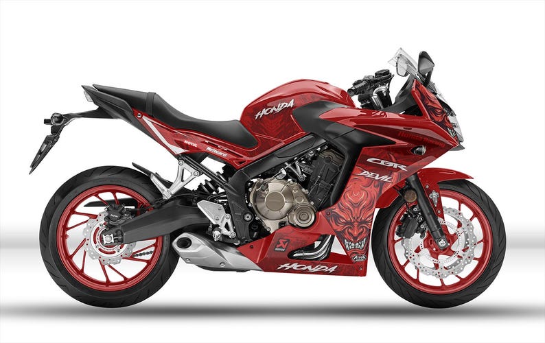 Honda CBR650F Devil's Fury Graphic Kit Fits 2014-2020 Models Limited ...