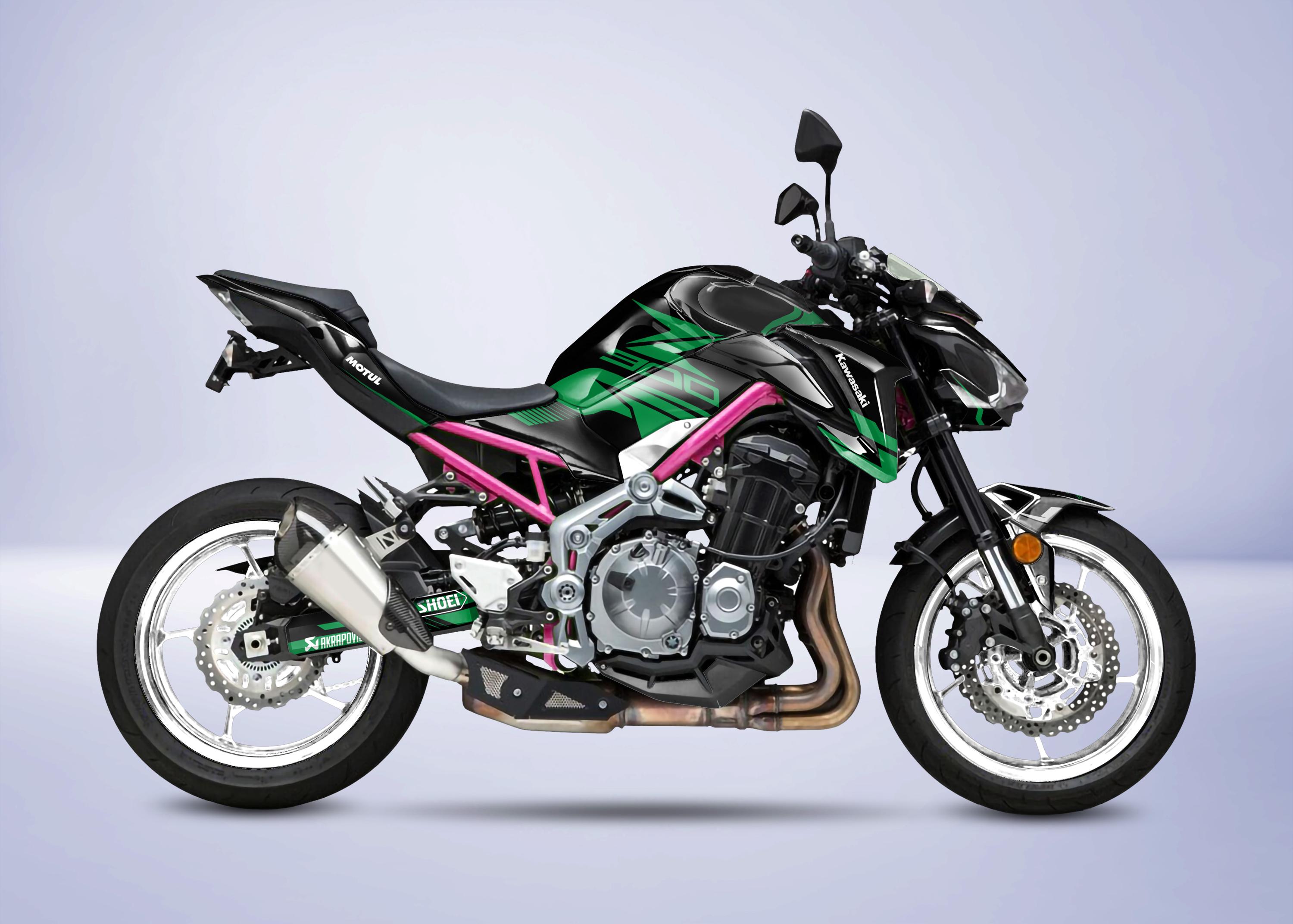 Kawasaki Z900 Custom Graphic Kit 2017-2024 High-quality Motorcycle ...
