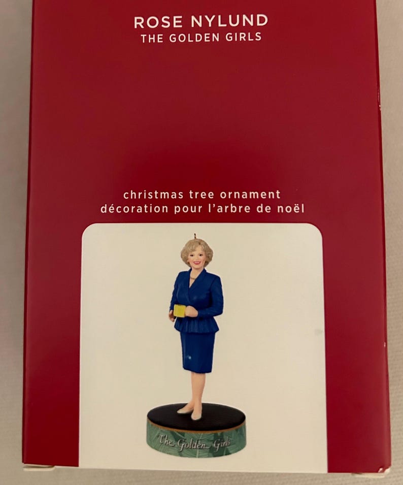 Hallmark Golden Girls Rose Nylund 2020 Magic Sound Collectible Keepsake ...
