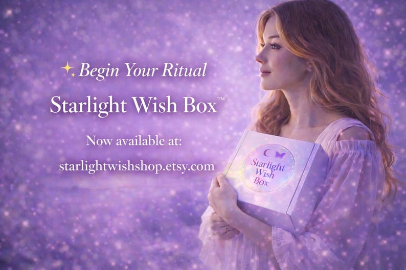 Starlight Wish Box™ – Spiritual Ritual Kit for Clarity & Trust - Etsy