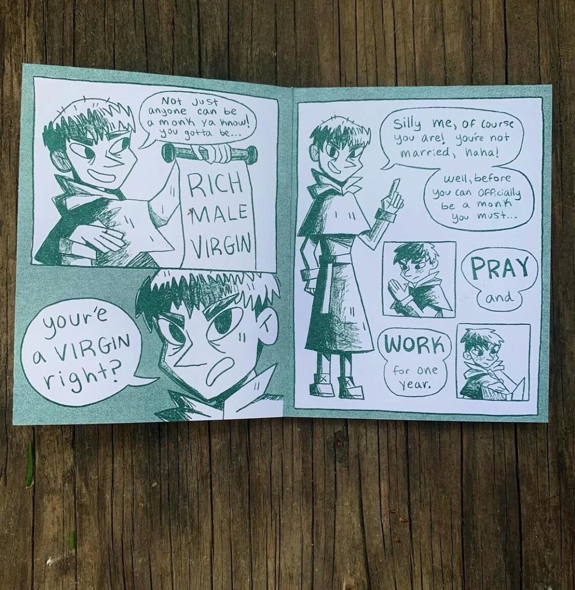 Medieval Monk Zine - Etsy