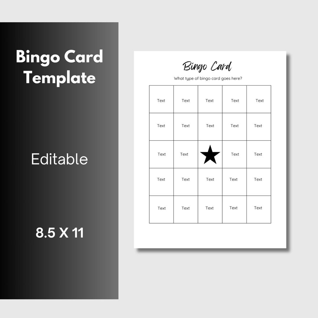 Bingo Downloadable, Bingo Babyshower, Bingo Bachelorette, Bingo Custom ...