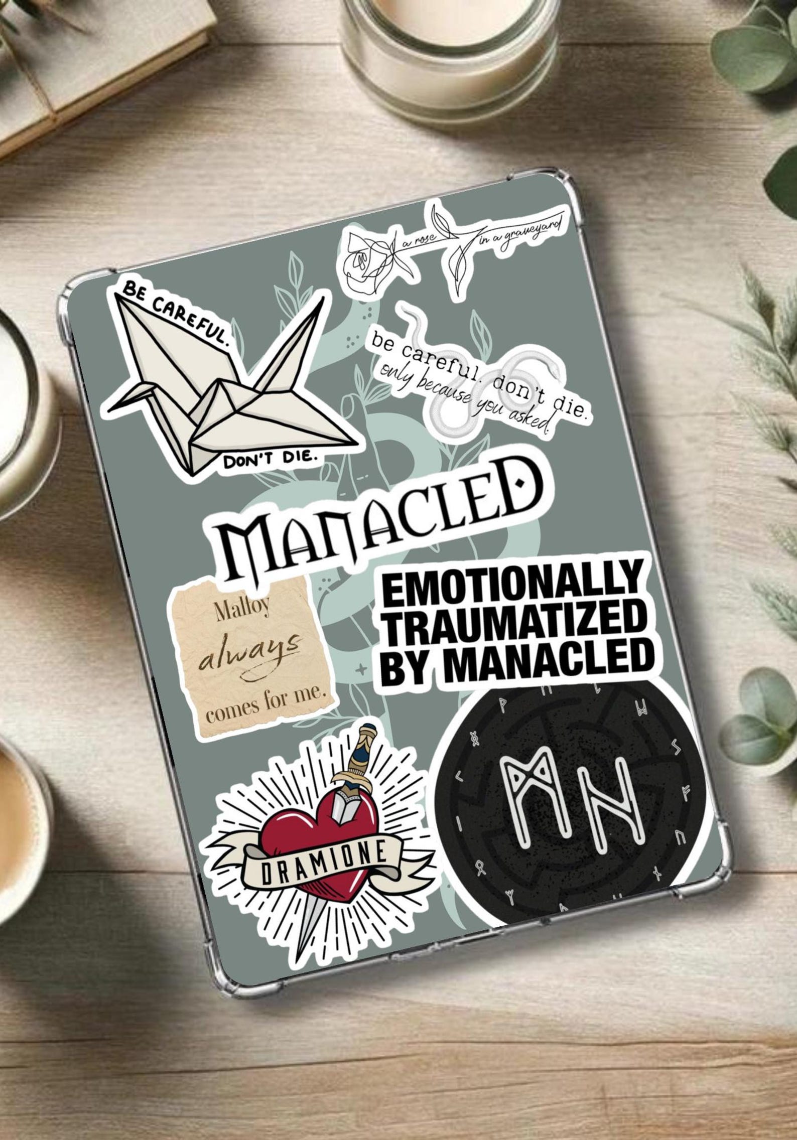 Manacled Kindle Inserts [4] | Printable Pdfs | Fits Kindle Paperwhite ...