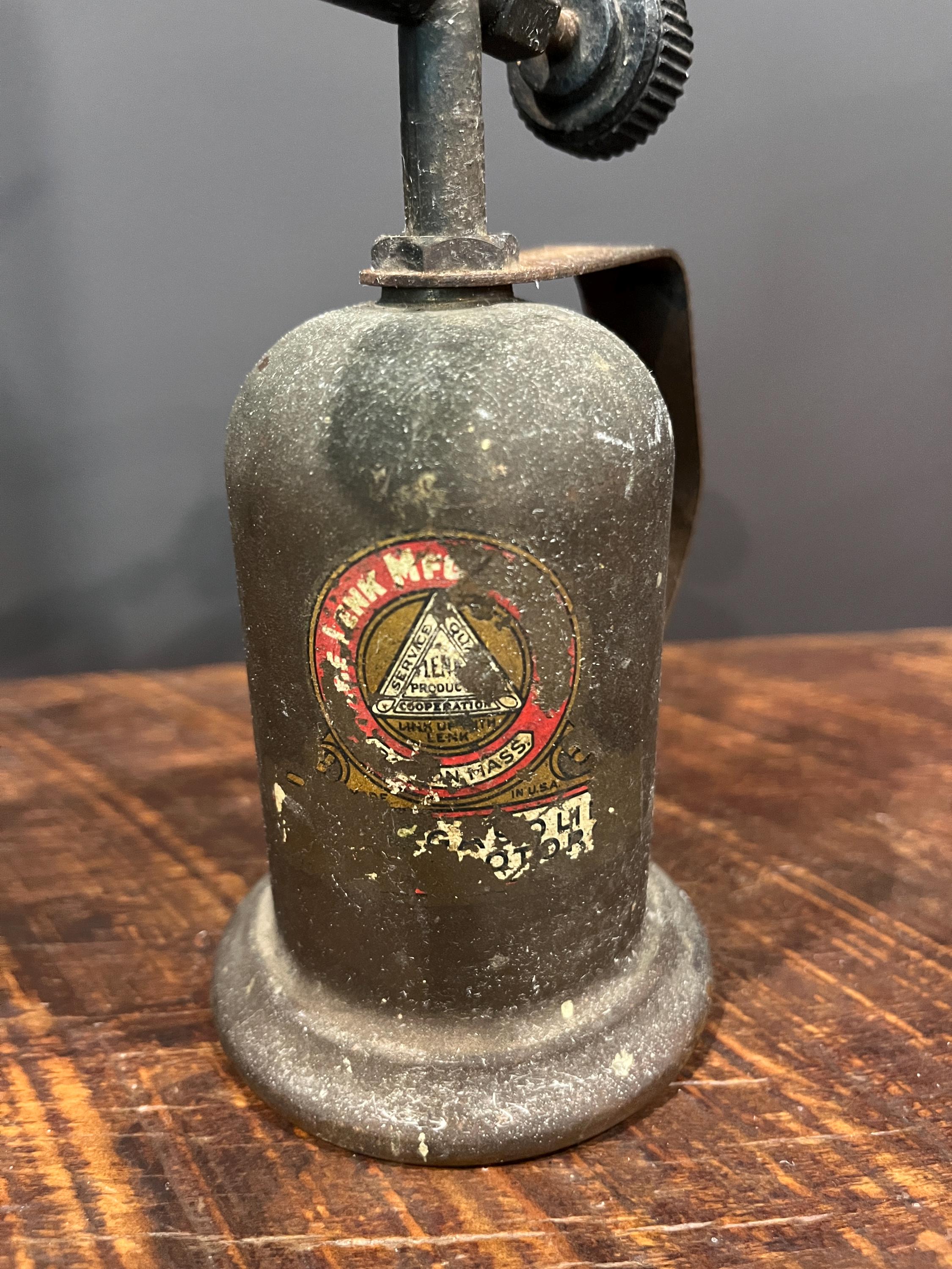 Gasoline Blow Torch Made in USA by Lenk Mfg Co Boston Mass. - Etsy