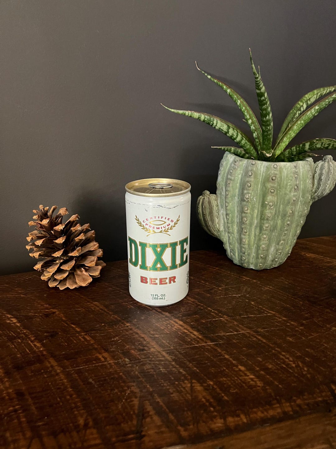 Dixie Beer Can W/ Unopened Top & Drained - Etsy
