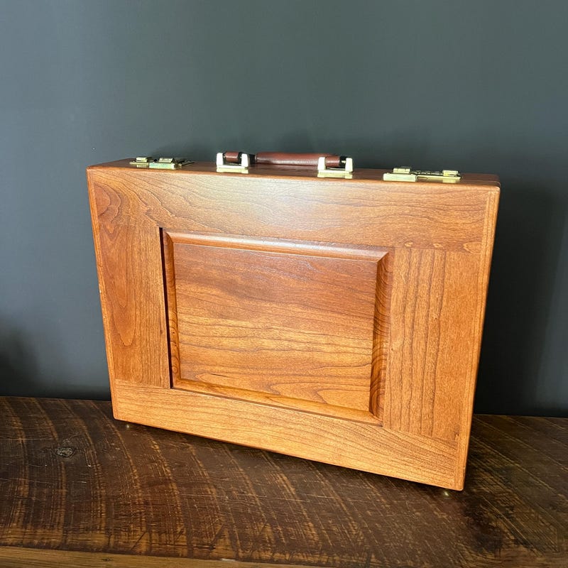Wooden Briefcase - Etsy