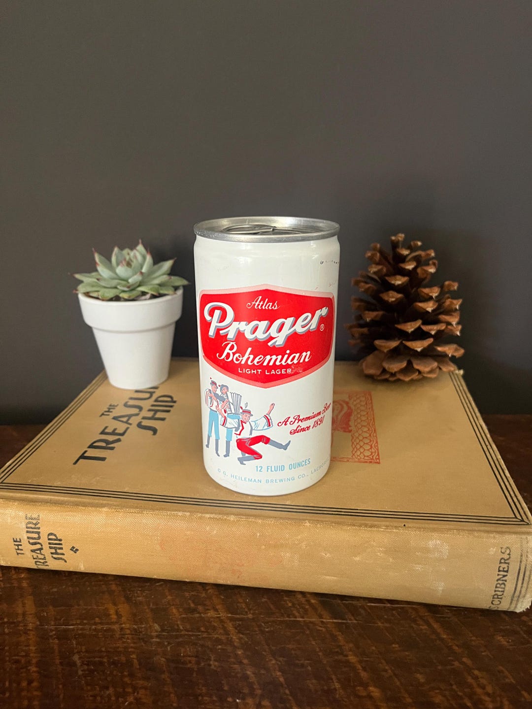 Atlas Prager Bohemian Beer Can Unopened & Drained - Etsy