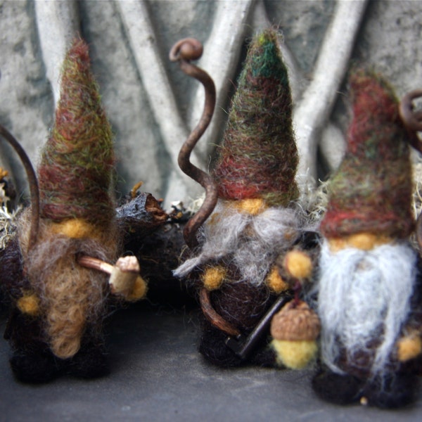 Needle Felted Gnomes - Etsy