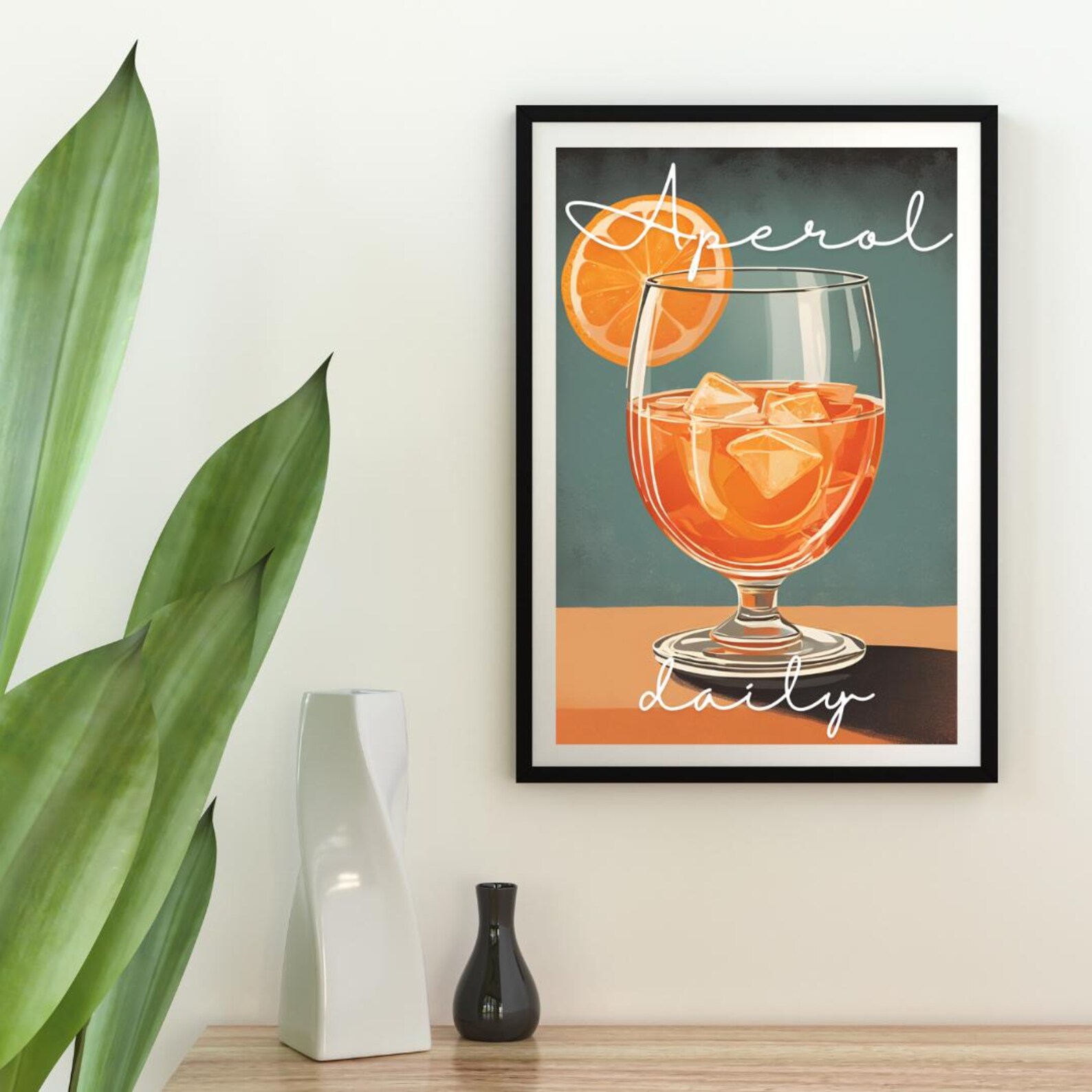 Retro Aperol Spritz Poster - Etsy
