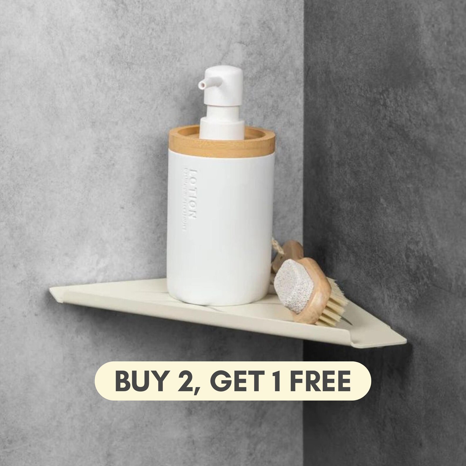 Floating Shower Shelf - Shower Shelf - Corner Shelf - Stainless Steel ...