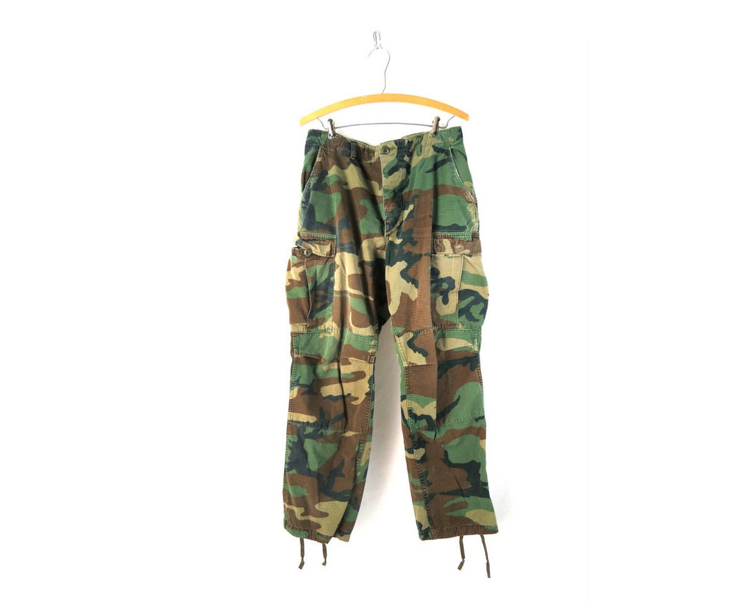 US Army Pants Vintage United States Military Cargo Drawstring - Etsy