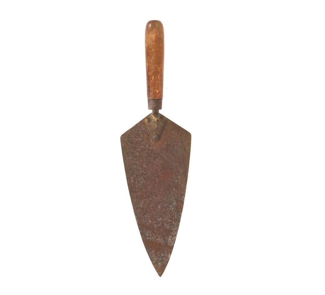 Vintage Large Brick Layers Trowel With Wood Handle Cement Mason Tool - Etsy