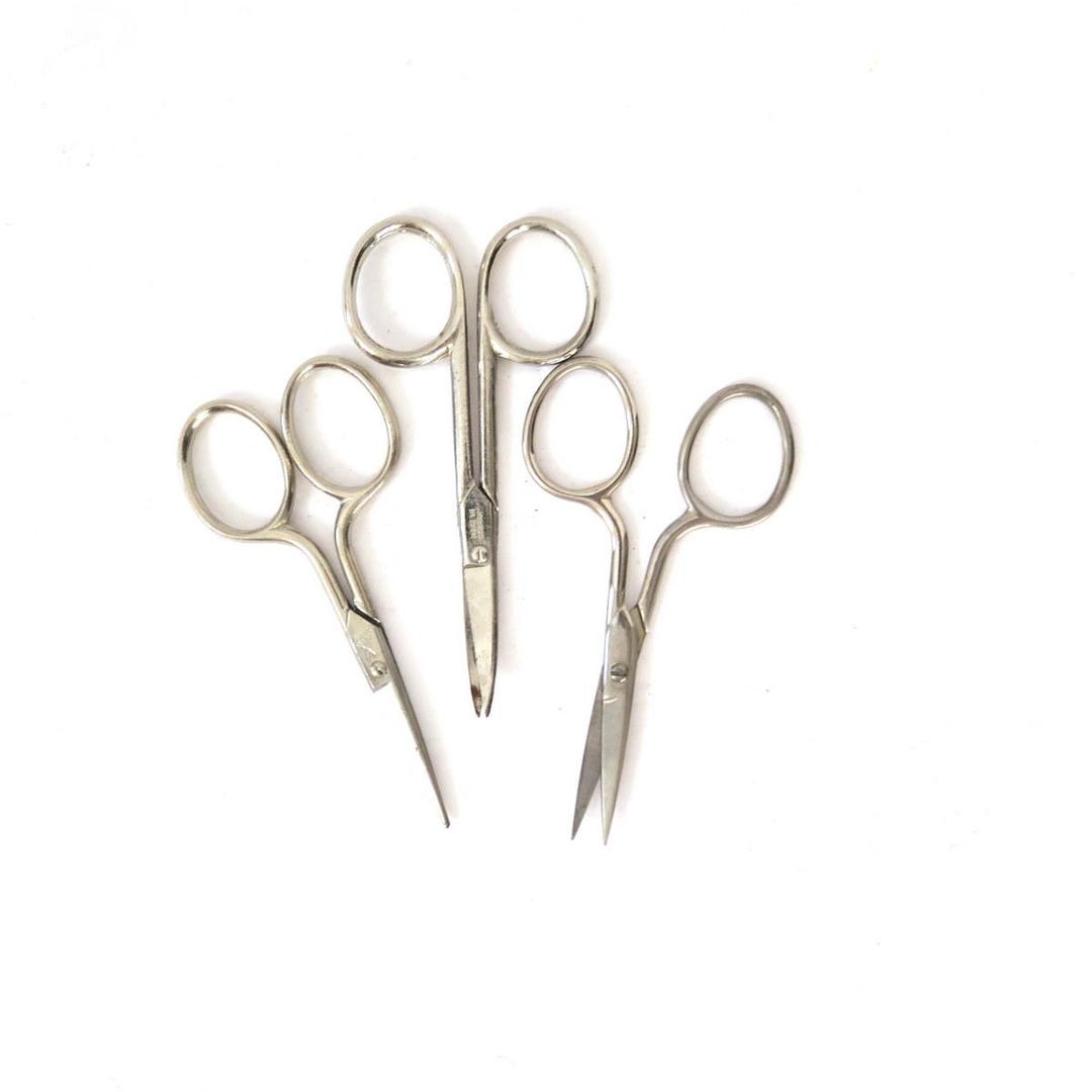 Vintage 3 Small Embroidery Scissors - Etsy