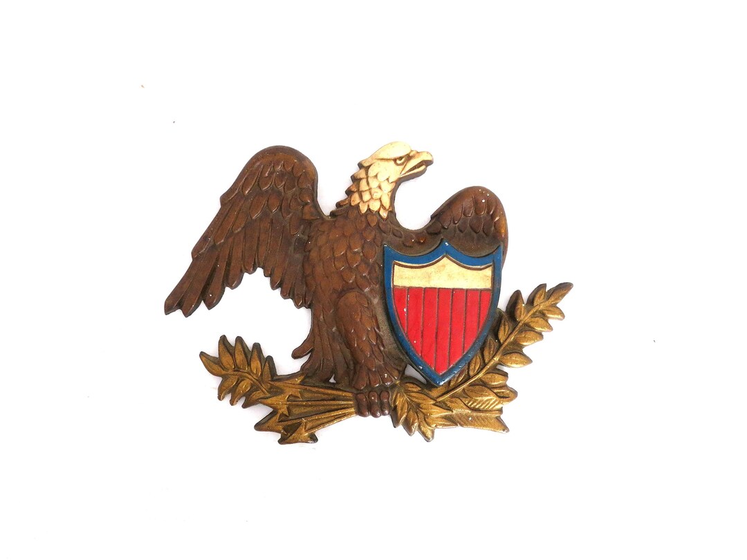 Vintage Sexton USA, Eagle W/ Shield, Arrows & Olive Branch Metal Wall ...