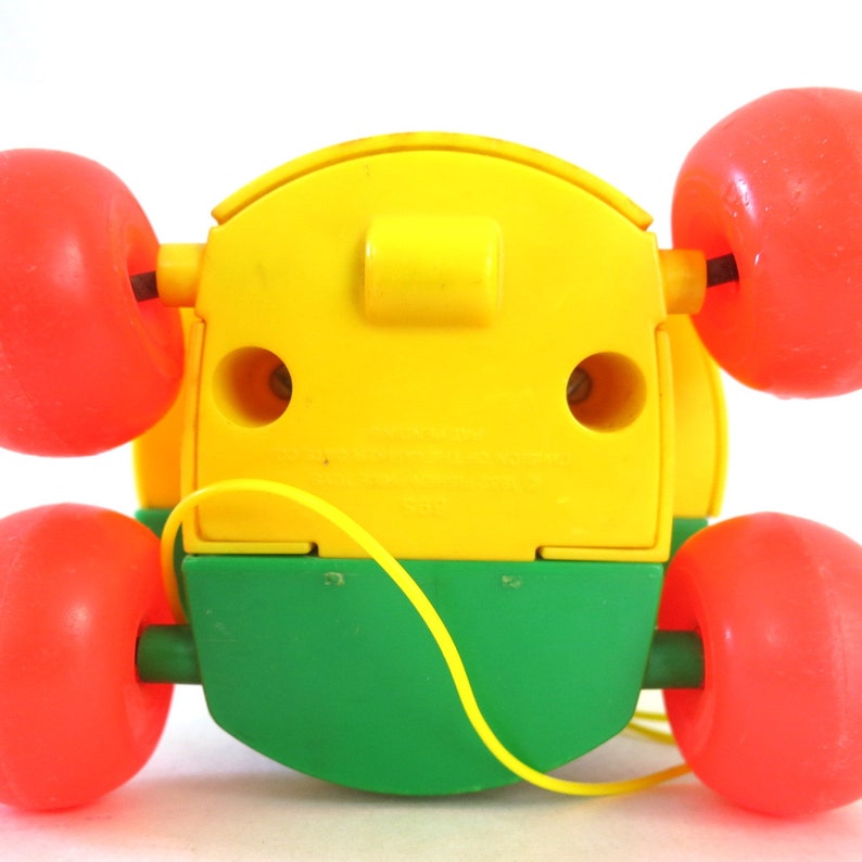 Fisher Price Plastic Ladybug Pull Toy | Vintage 1982 Toy - Etsy