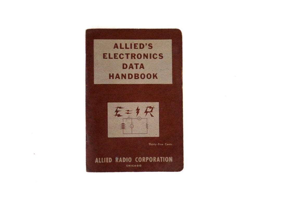 1959 Allied's Electronics Data Handbook: Vintage Ham Radio Book - Etsy