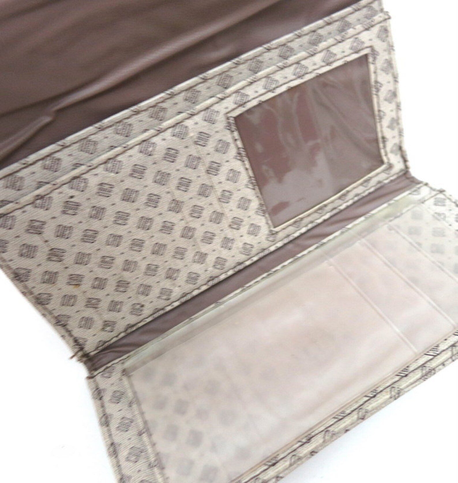 Preppy Wallet Minimal Pattern Billfold 90s Vintage Checkbook - Etsy