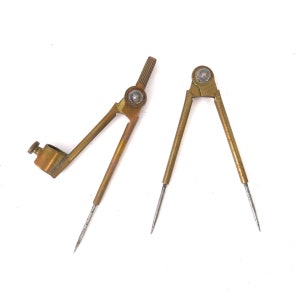 Antique Vintage Windsor Set Mathematical Instruments British Made ...