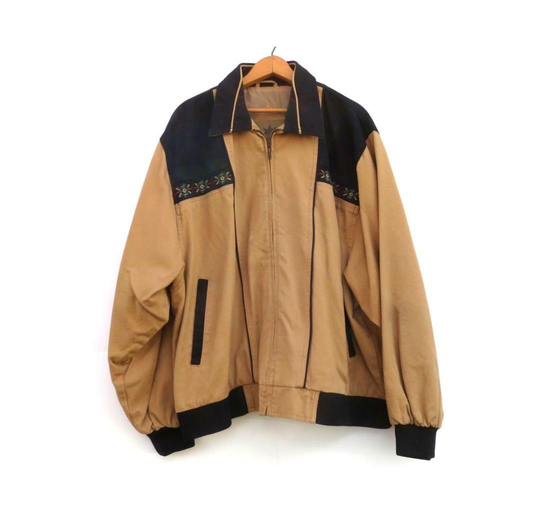 Vintage Chore Jacket Southwest Pattern Rancher Jacket Canyon Guide ...