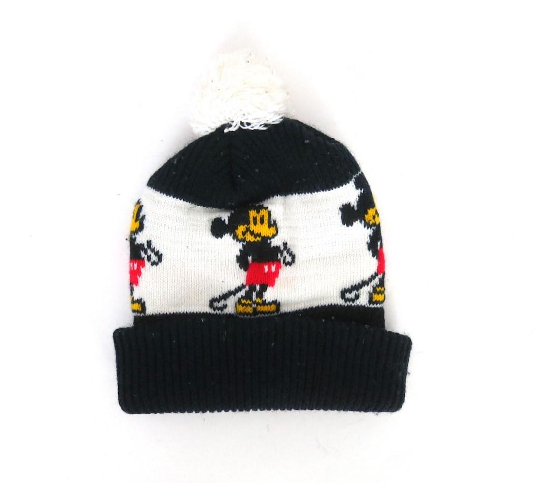 Mickey Mouse Stocking Hat Vintage Winter Beanie Hat - Etsy