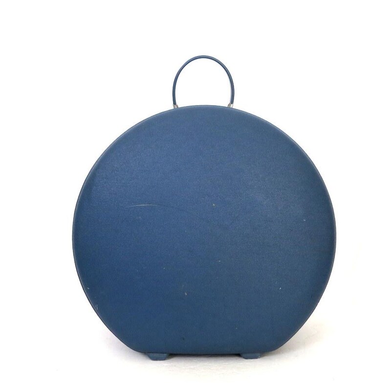 Round Suitcase - Etsy