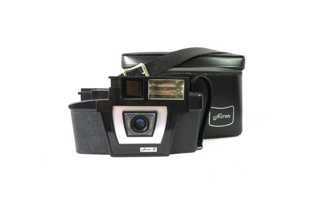 Vintage Fotron III Camera | Traid Corp Leather Carrying Case - Etsy