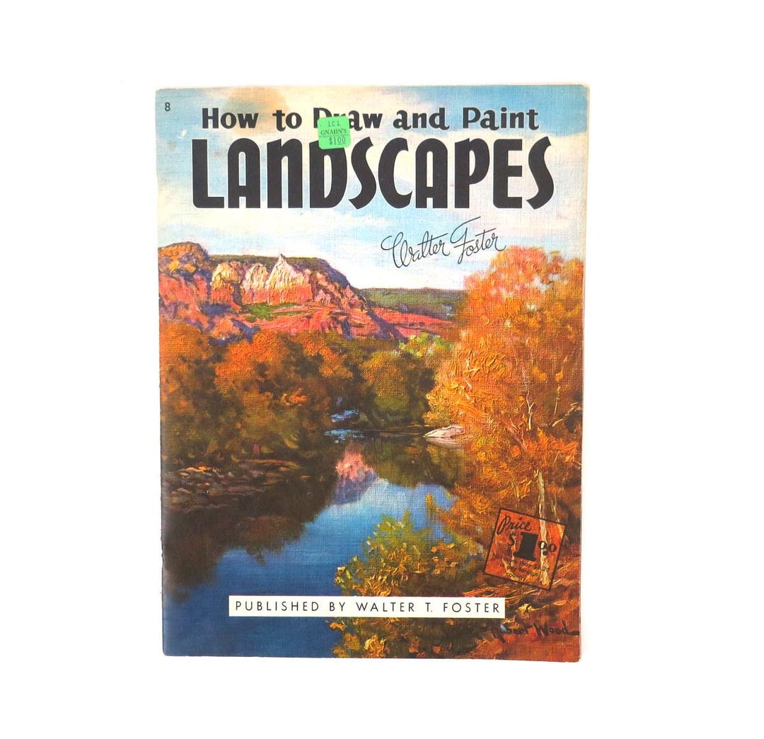 How to Draw and Paint Landscapes by Walter Foster Vintage Beginner ...