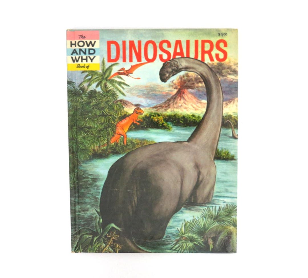 1960s Vintage Dinosaurs Book How and Why Series Kid's School Book - Etsy