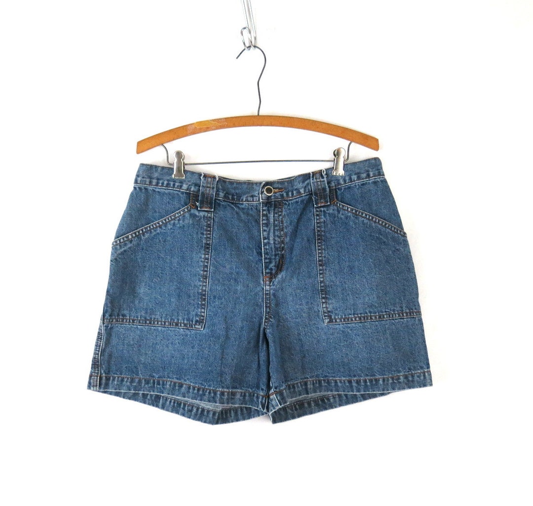 1990s ZENA Jean Shorts Jorts | Vintage Denim Shorts With Large Pockets ...
