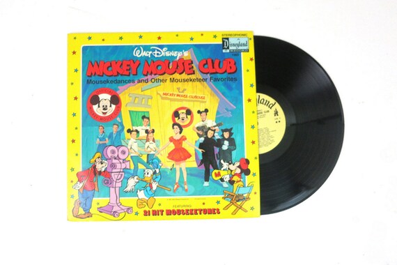 Vintage Mickey Mouse Club Record Mouseketeers Vinyl Record - Etsy