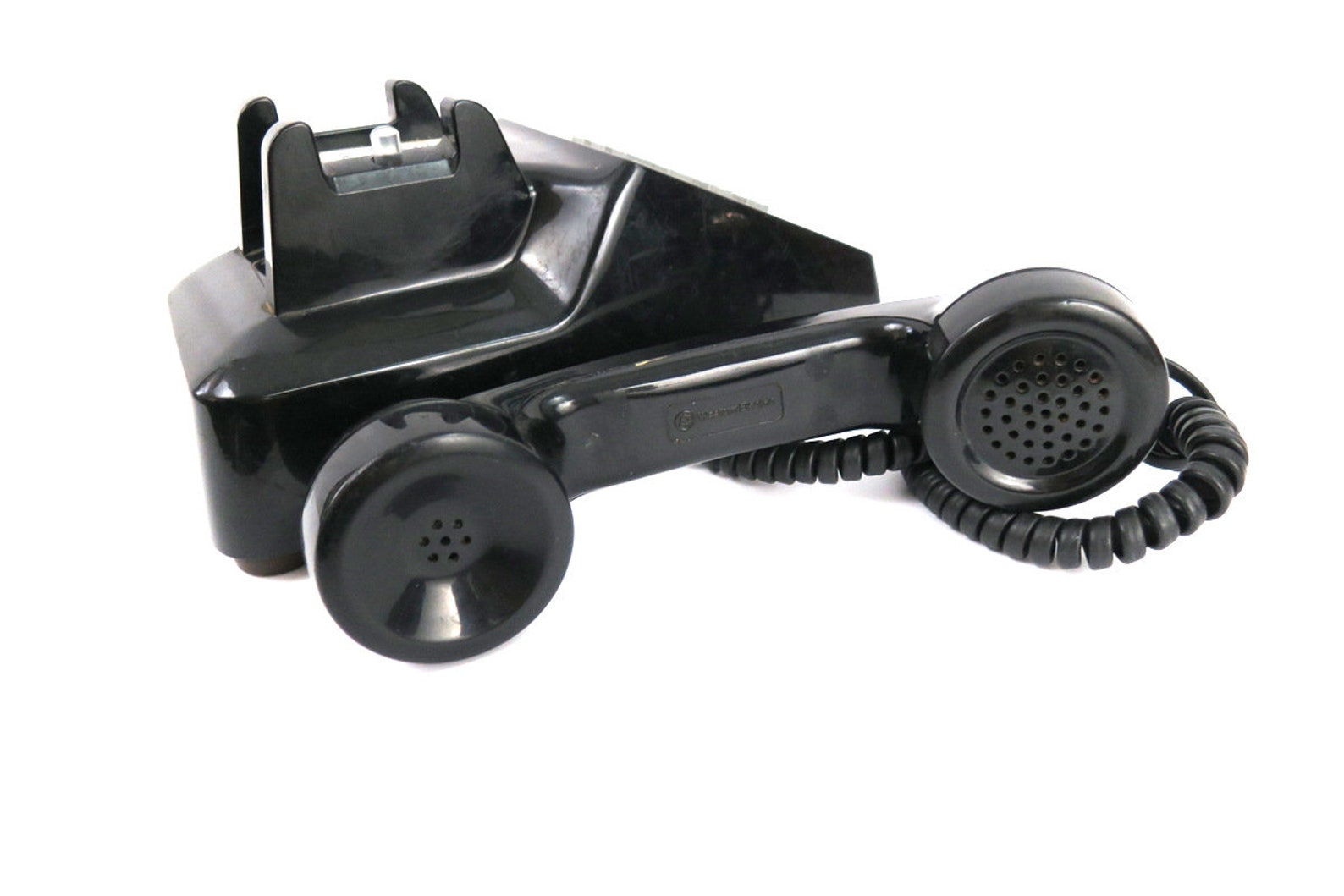 Black Push Button Dial Desk Phone Office Telephone Vintage - Etsy