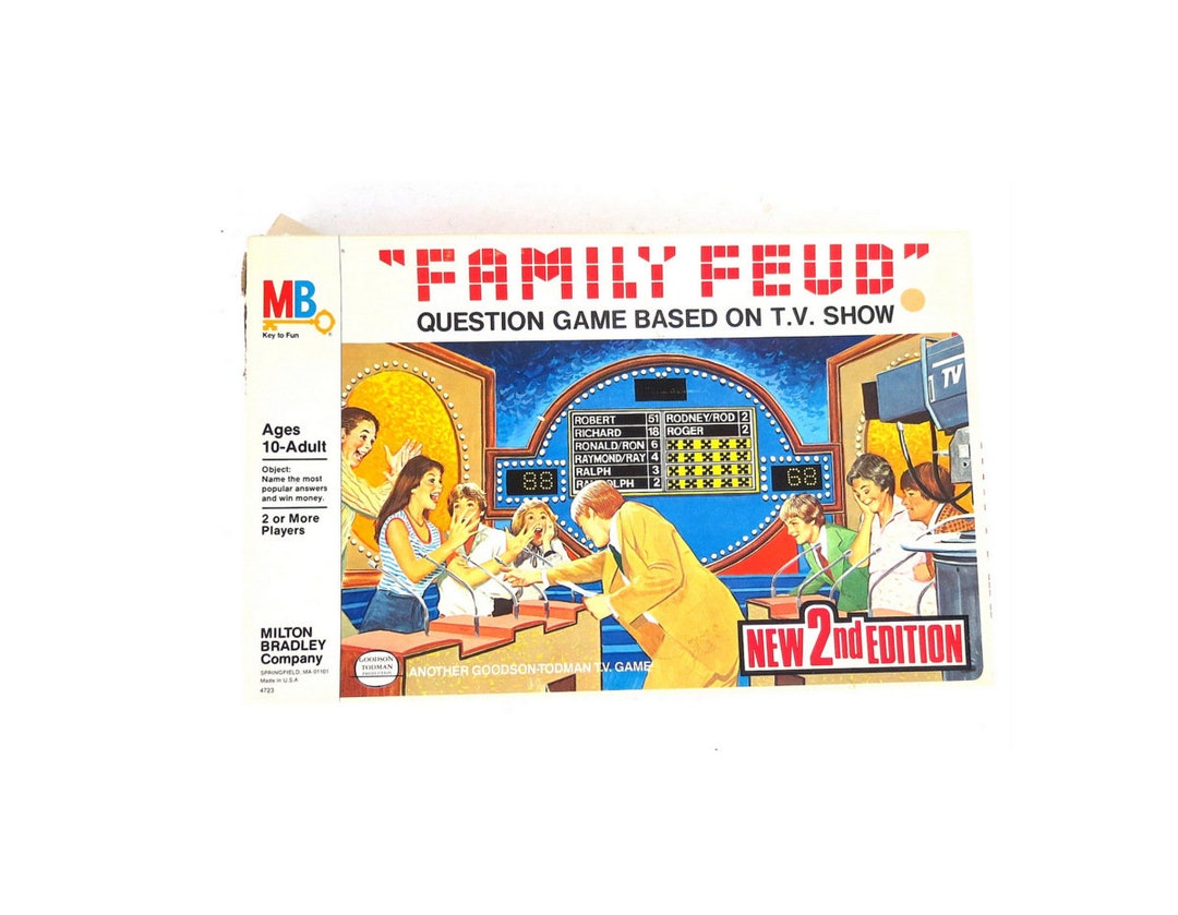 Vintage 1970s Family Feud Game Milton Bradley Family Game / Complete - Etsy