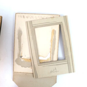 5 Folding Picture Frames Mid Century Mat Photo Frames Vintage Fold Out ...