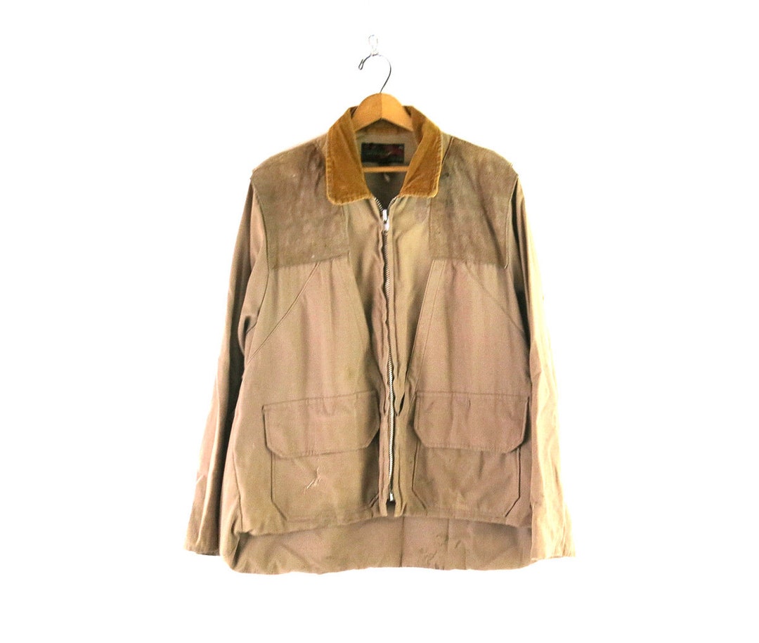 1950s Vintage 10X Hunting Game Coat Birding Duck Coat Distressed ...