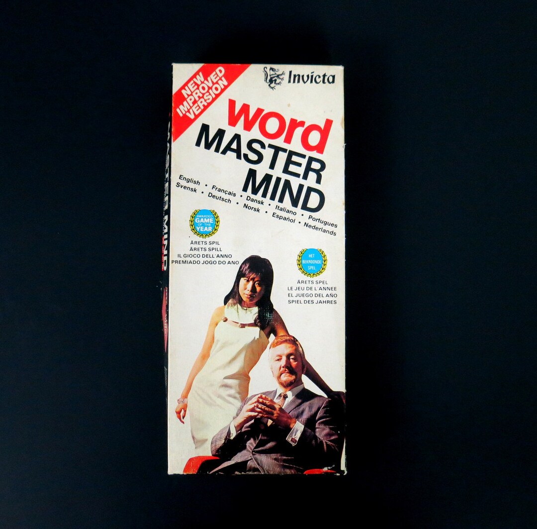 Vintage Word Master Mind Game - Invicta 1975 - Etsy
