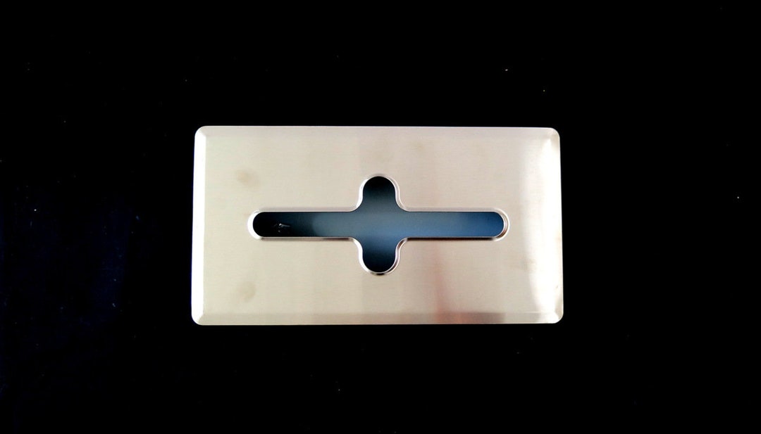 Stainless Steel Tissue Box Brushed Silver Metal Box Bathroom Home Decor ...